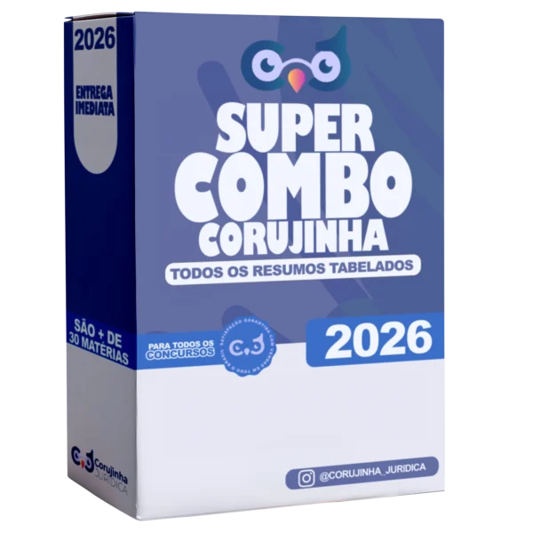 SUPER COMBO – Resumos Tabelados – Corujinha Jurídica